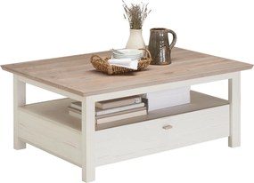 XXXLutz KONFERENČNÍ STOLEK, šedá, bílá, kompozitní dřevo, 110/80/45 cm Hom`in - Konferenční stolky - 000003000102