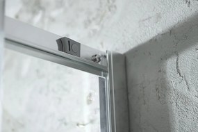 Aqualine Aqualine, ARLETA čtvrtkruhová sprchová zástěna 800x800mm, čiré sklo, HLS800Y