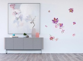 Samolepka na zeď Orchideje | 42.5 x 65 cm | DSM3440