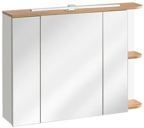 Koupelnová skříňka PLATINUM bílá, zrcadlo