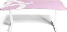 AROZZI ARENA Gaming Desk White Pink / Herní stůl / růžovo-bílý / D:160