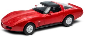 Welly Chevrolet Corvette Coupe (1982) 1:34 stříbrný