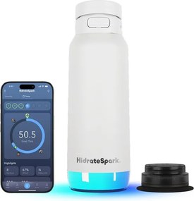 HidrateSpark PRO 2 chytrá lahev, 950 ml bílá