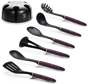 BERLINGERHAUS Kuchyňské náčiní ve stojanu sada 7 ks Purple Eclipse Collection BH-6323