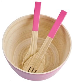Butlers BAMBOO Bambusová miska 22 cm - růžová