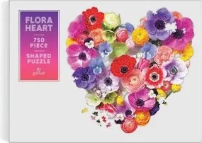 Galison Puzzle Květinové srdce / 750 dílků / od 8 let