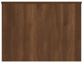 Konferenční stolek hnědý dub 80x55,5x41,5 cm kompozitní dřevo - Default Title