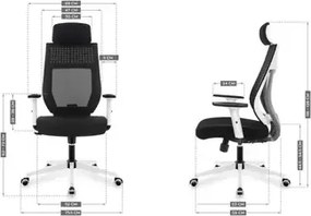 Mark Adler Manager 3.9 černá / Kancelářské ergonomické křeslo / nosnos