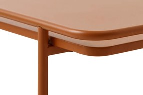 Designový konferenční stolek Harinder 110 cm terakota