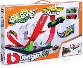 Bburago GoGEARS EXTREME Loop set - Hyper6 Loop and Launch dráha se dvě