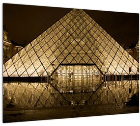 Skleněný obraz Louvre (70x50 cm)
