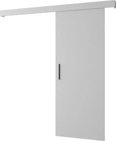 Posuvné dveře, bílá/bílá/černá, SALDOR 90 1