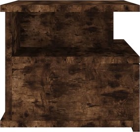 vidaXL Plovoucí noční stolky 2 ks 40 x 31 x 27 cm kompozit [800414] Barva: Bílá