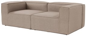 Hanah Home Dvoumístná pohovka FORA hnědá 248 cm