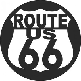 Dřevěná cedule Route 66 - Dekorace interiéru | SENTOP PR0411