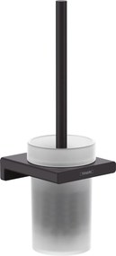 Hansgrohe AddStoris, držák na WC kartáč nástěnný, matná černá, HAN-41752670
