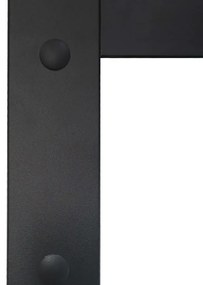 Posuvné dveře hliník a ESG sklo 102,5 x 205 cm černé