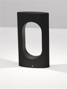 NV 9002840 Venkovní sloupkové svítidlo PORTAL černý hliník a akryl LED 13.5W 3000K 220-240V 296st. IP54 - NOVA LUCE