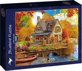 BLUEBIRD Puzzle Dům u jezera / 1000 dílků / od 14 let