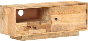 TV stolek 92 x 30 x 35 cm masivní mangovníkové dřevo 320466