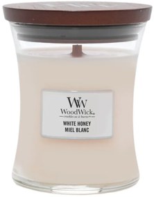 Střední vonná svíčka WoodWick, White Honey