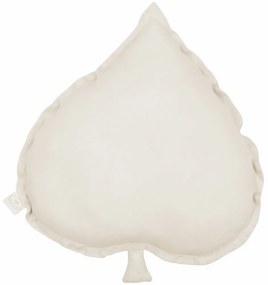 Cotton &amp; Sweets Lněný polštář lipový list přírodní 38×43 cm