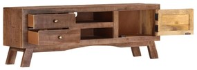 vidaXL TV stolek 110 x 30 x 40 cm hrubé mangovníkové dřevo