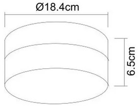 Globo 32111 - Koupelnové svítidlo VRANOS 1xE27/60W/230V IP44
