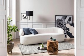 XXXLutz TŘÍMÍSTNÁ POHOVKA, textil, bílá Livetastic - Pohovky - 001769011702
