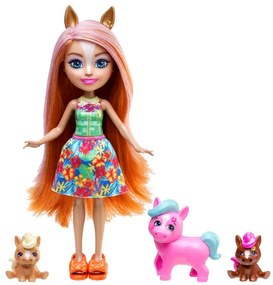 Mattel enchantimals pensee pony a její rodina, hxb99