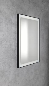 Sapho Sapho, GANO zrcadlo s LED osvětlením 60x80cm, černá