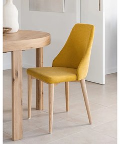 Jídelní židle v hořčicové barvě Rosie – Kave Home
