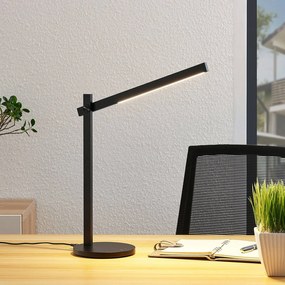 Lindby Loretta LED stolní lampa, CCT, černá