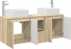 Sada koupelnových skříněk 3 ks Dub sonoma 53 x 35 x 63 cm 3405659