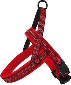 Active Dog Postroj Neoprene červená S-M / Pro malé a střední psy / 2x5