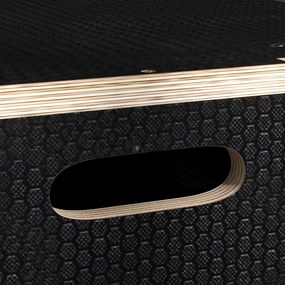 SPORTNOW Plyo box/jump box, robustní, 61 x 51 x 41 cm, černý, rukojeť 10x3,5 cm, do 120 kg