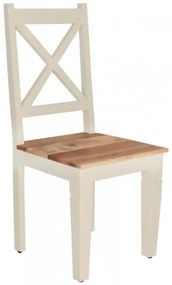 Indický nábytek - Židle Retro z mangového dřeva