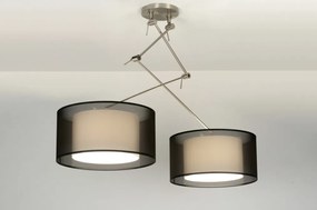 Závěsné designové svítidlo nad jídelní stůl Snap Piega II Nero