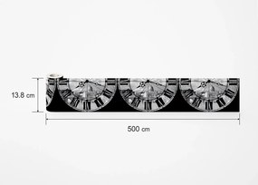 Samolepící bordura na zeď Řím s Hodinami | 5 m x 13.8 cm | DWB8204