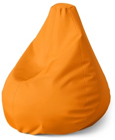 Sablio Sedací vak Pear Oranžová - 70 x 70 x 95 cm