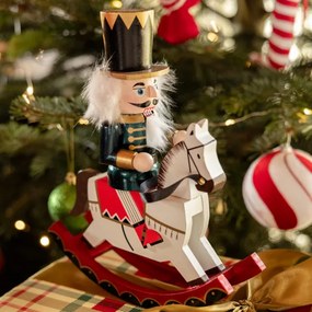 Louskáček NUTCRACKER na houpacím koníkovi 878270