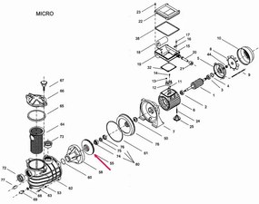 PSH Rozběhový kondenzátor bazénového čerpadla 16uF - Micro Delfino 50, Structural, Hydronaut