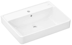 Hansgrohe Xanuia Q - Umyvadlo 65x48 cm, s přepadem, otvor pro baterii, bílá 60252450