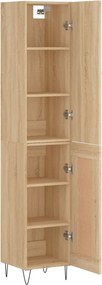Skříň highboard dub sonoma 34,5 x 34 x 180 cm kompozitní dřevo 3199140