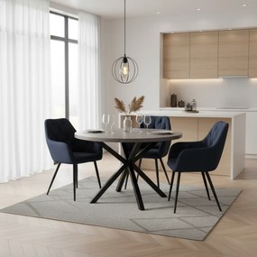 Designové křeslo, černá Velvet látka, VERIO NEW