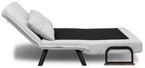 Designová rozkládací sedačka Hilarius II 133 cm šedá
