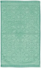 Pip Studio ručníky z bavlněného froté Tile de Pip, zelené (Luxusní ručníky z bavlněného froté v designu Tile de Pip v zelené barvě )