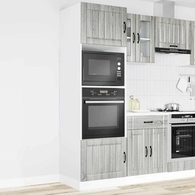 Skříňky na troubu 2 ks "Kalmar" šedý sonoma kompozitní dřevo 3315047