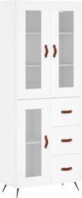 Skříň highboard bílá 69,5 x 34 x 180 cm kompozitní dřevo 3198569