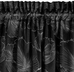 ZATEMŇOVACÍ ZÁVĚS NA PÁSCE STELLA 140X300 CM KVĚTY
